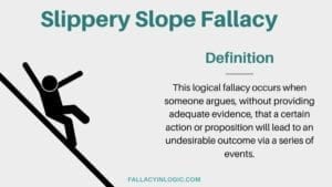 What Is The Slippery Slope Fallacy? Definition and Examples - Fallacy ...